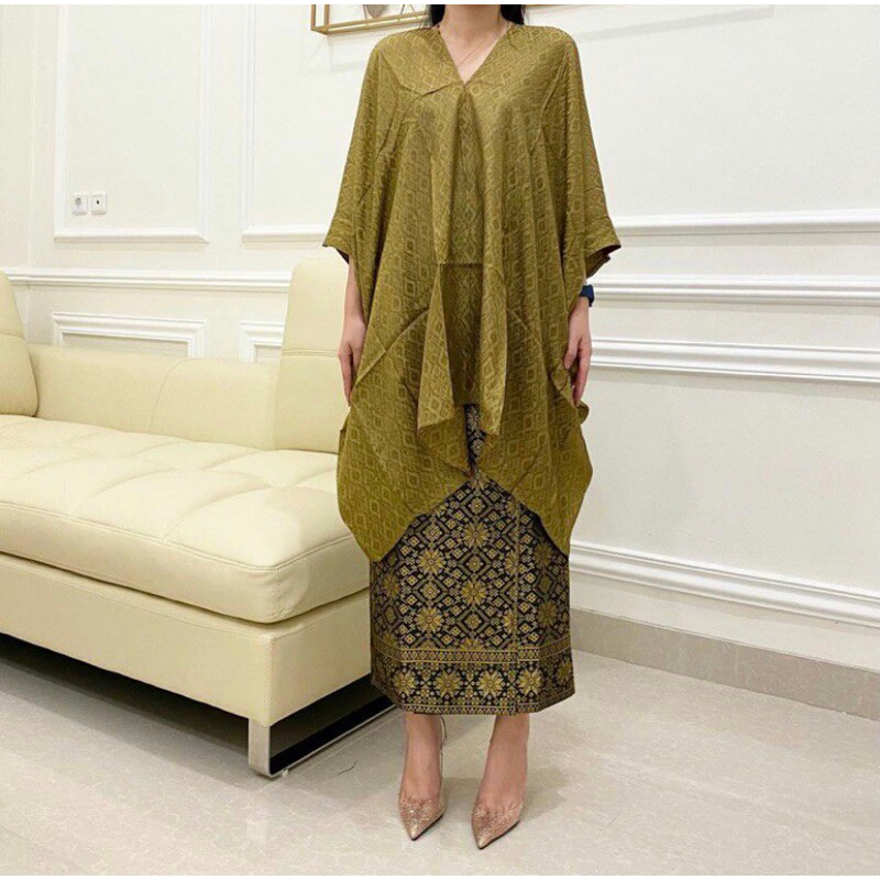 Jual BLOUSE KAFTAN TUNIK ARUNA VISCOSE (HANYA ATASAN) | Shopee Indonesia