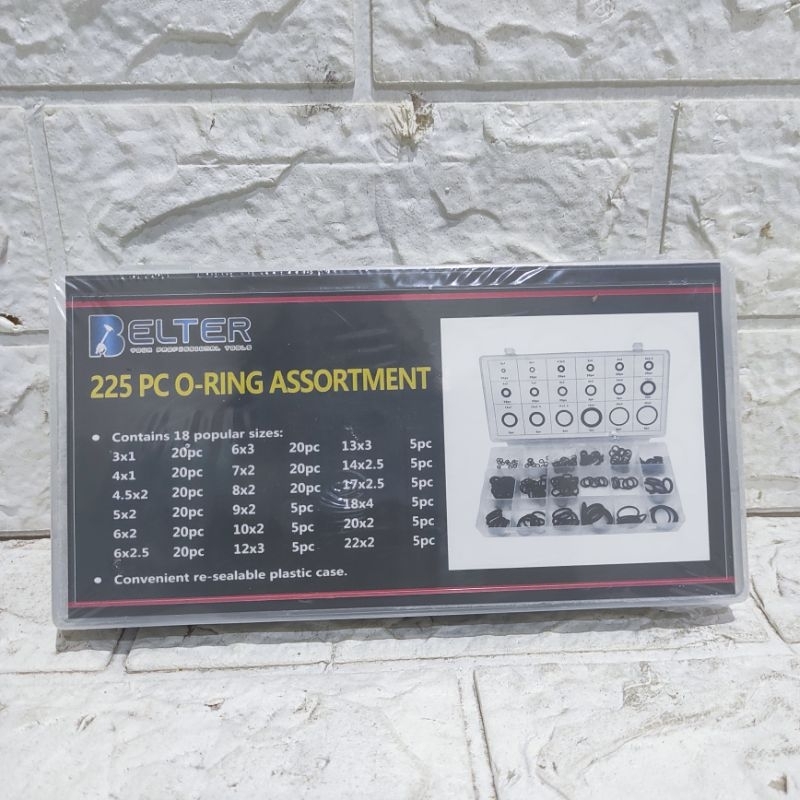 Jual Seal O-Ring Karet Oring Seal Oring 1set Ada Box Isi 225 Pcs Seal Karet Oring | Shopee Indonesia