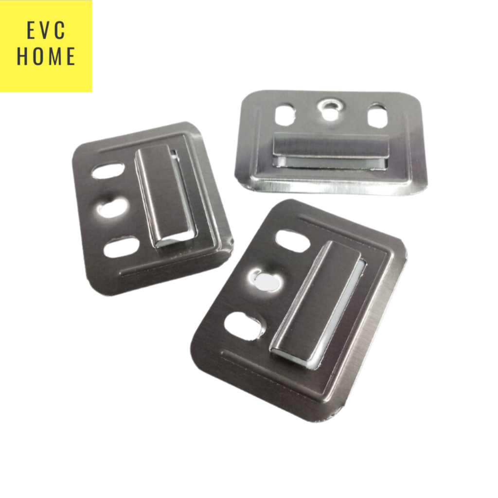 Jual EVCHOME Klip WPC/ Buckle Clip Wall Panel/ Bracket Besi Clip Wood ...