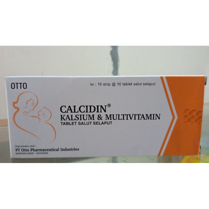 Jual Calcidin Tablet Isi 10/ vitamin kalsium / Suplemen Kesehatan ...