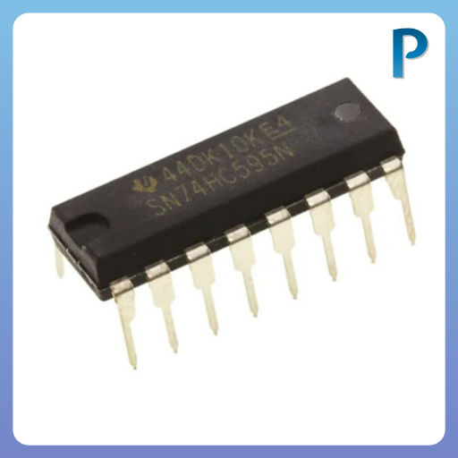 Jual IC 74HC595 8 bit Shift Register 16-DIP 74HC595N Display Pom Mini ...
