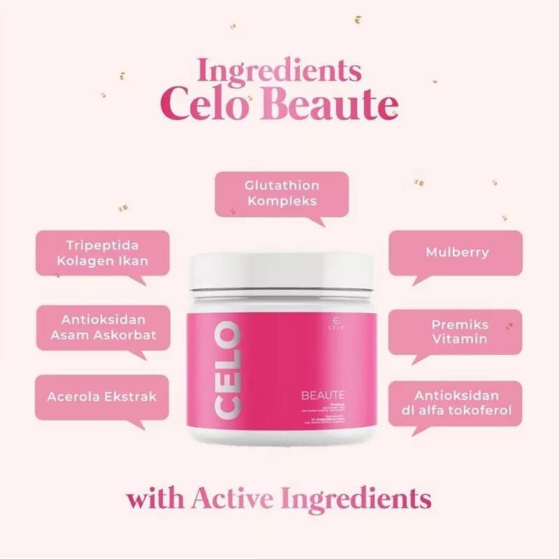 Jual CELO COLLA PLUS CELO BEAUTE COLLAGEN DRINK STRAWBERY LEMON POWDER ...