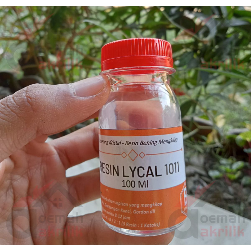 Jual Resin Bening Lycal 1011 Keras Bening UNTUK NAME TAG PIN MEDALI ...