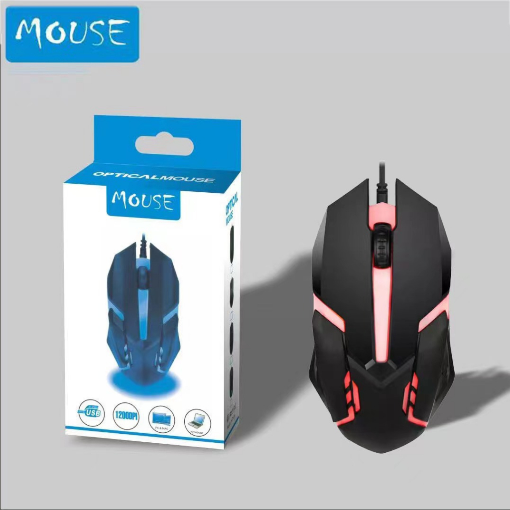 Jual （COD）Mouse Gaming X3 X1 LED RGB Rainbow Kabel Wired Usb mouse ...