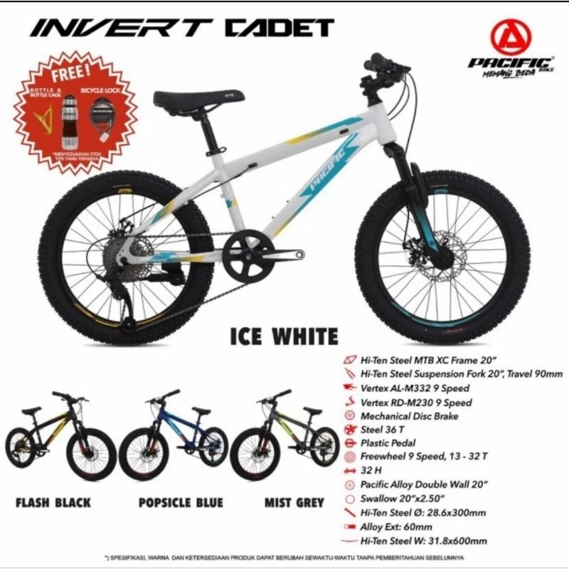 Jual SEPEDA GUNUNG ANAK MTB 20 INCH PACIFIC INVERT CADET MURAH SURABAYA ...
