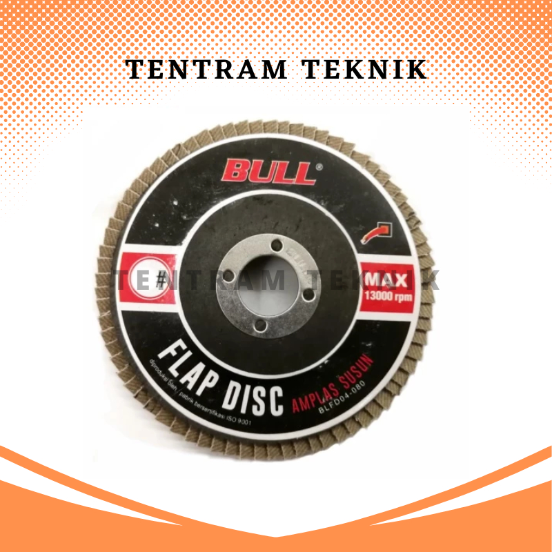 Jual Amplas Flap Disc P 60 BULL / Flap Disc Gerinda 4 Jual Amplas Flap Disc P 60 BULL / Flap Disc Gerinda 4