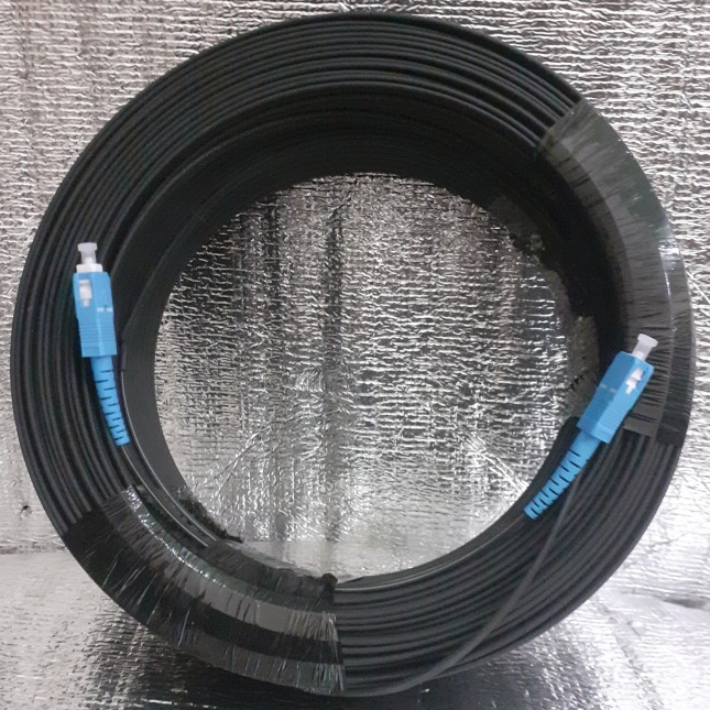 Jual Kabel Fiber Optic Precon 200m FTTH Wire Drop Cable 1 Core Precon ...
