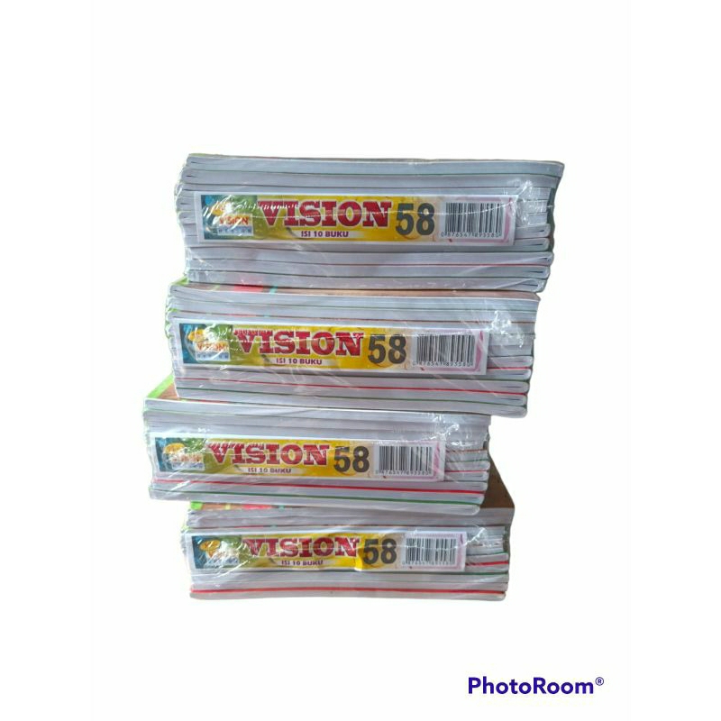 Jual buku tulis Vision 58 lembar 1pack/10pcs | Shopee Indonesia