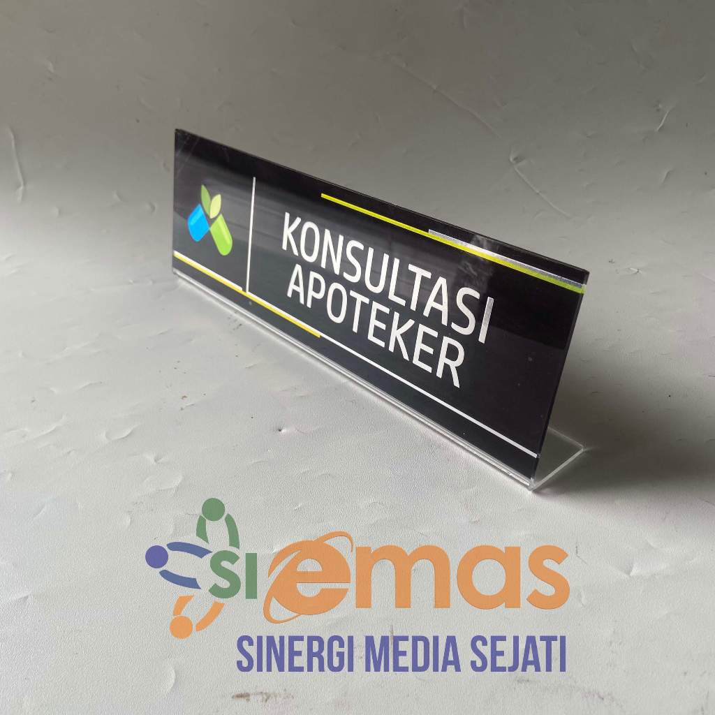 Jual Akrilik Meja Konsultasi Apoteker | Akrilik Lipat Apoteker | Papan ...