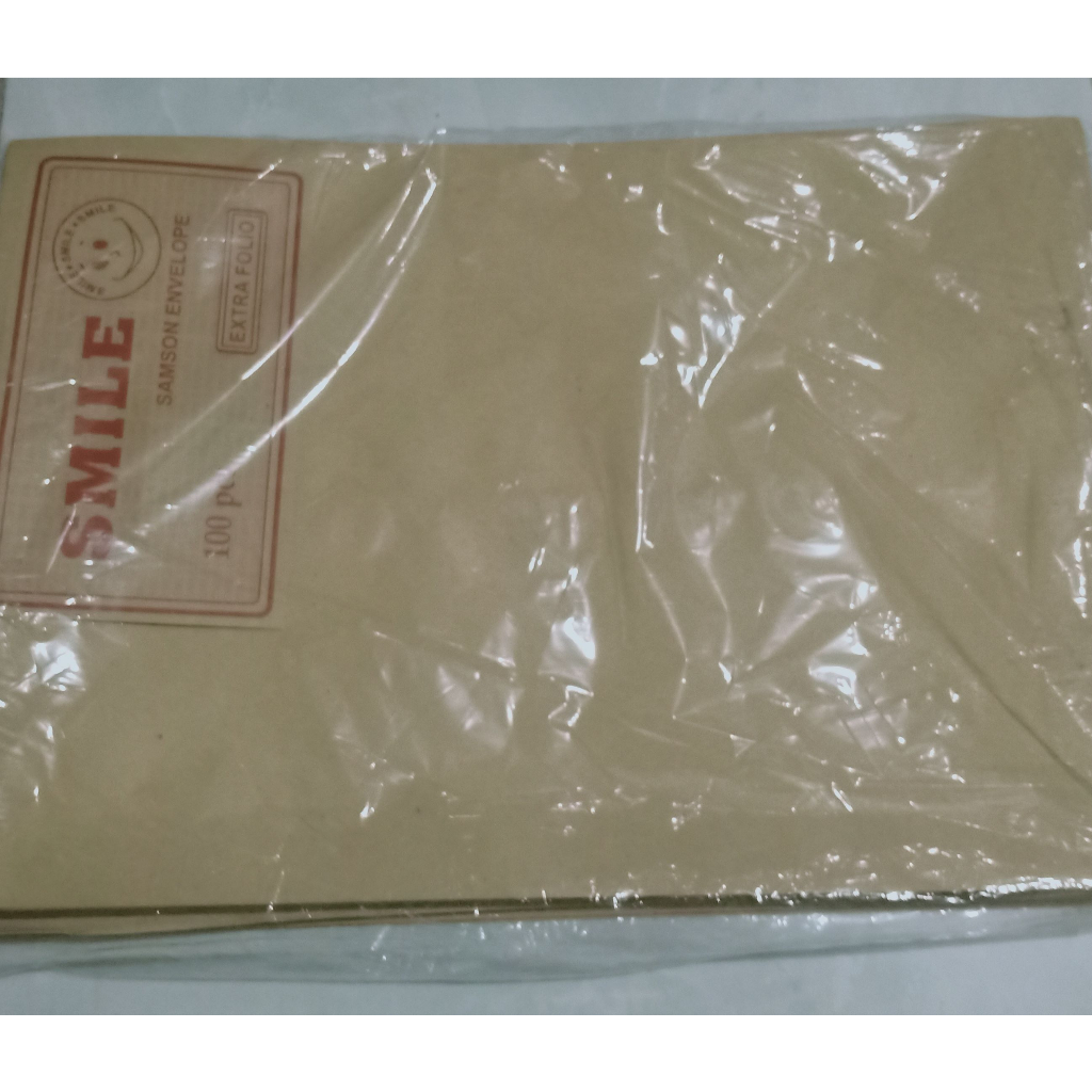 Jual Amplop Coklat Samson E Extra Folio SMILE | Shopee Indonesia