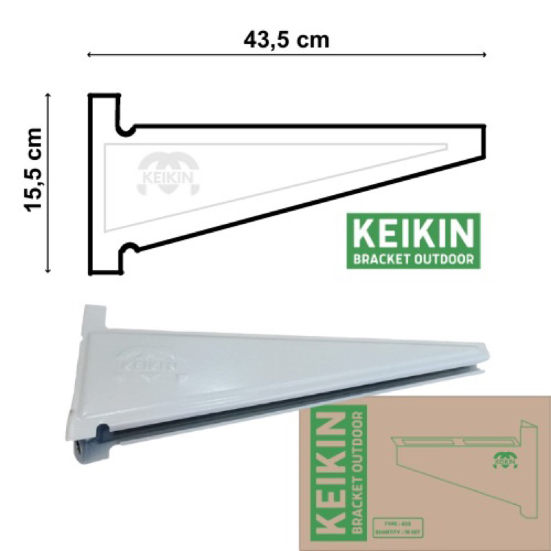 Jual Bracket outdoor ac 1/2pk 3/4pk KEIKIN / dudukan ac braket siku ac ...