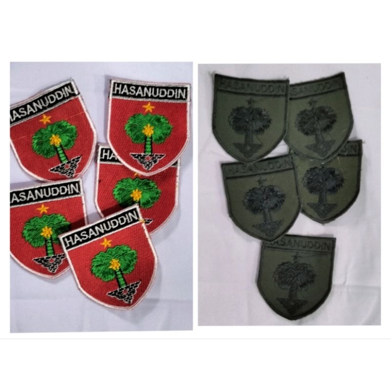 Jual Bordir Bed badge Lambang PDL PDH HASANUDDIN Tentara TNI AD ...