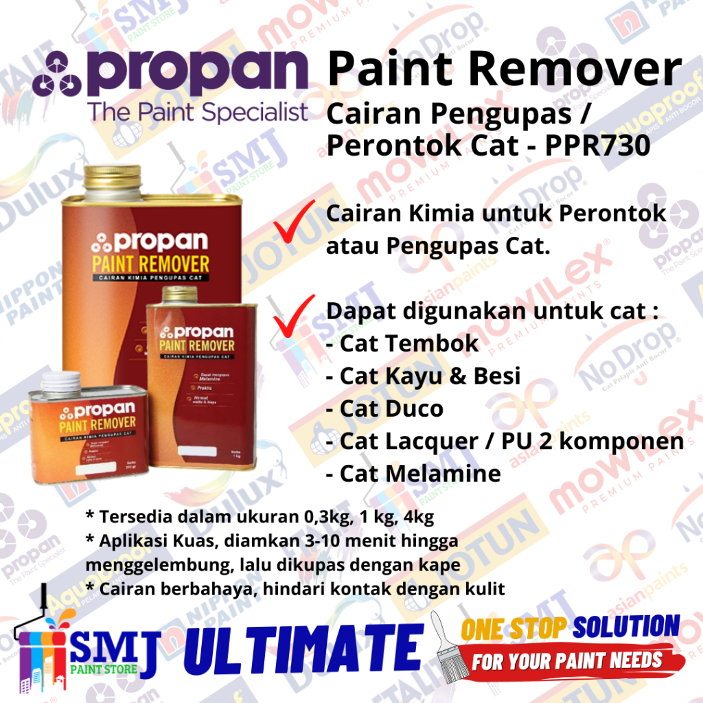 Jual Paint Remover Perontok Pengupas Cat PROPAN PPR 730 4kg mirip ...