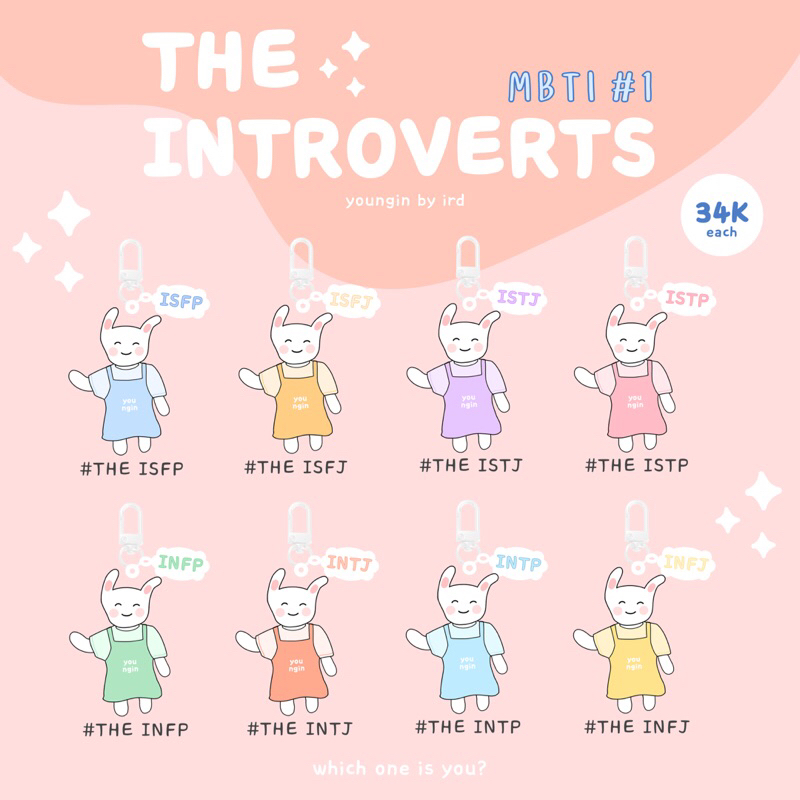 Jual YOUNGIN - THE INTROVERTS MBTI KEYCHAIN GANCI MBTI | Shopee Indonesia