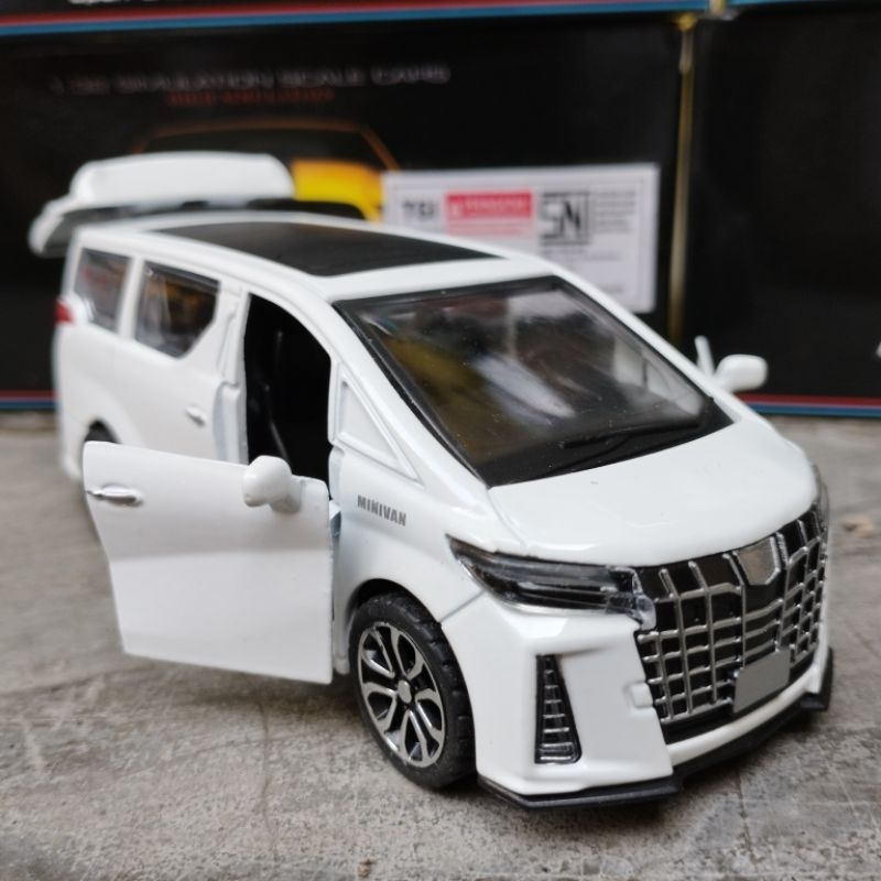 Jual Die Cast Mobil Alphard Mainan Mobil Miniatur Bahan Metal Alloy ...