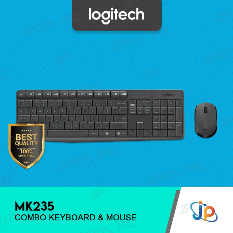 Jual Logitech Combo Wireless Keyboard And Mouse Mk235 Shopee Indonesia