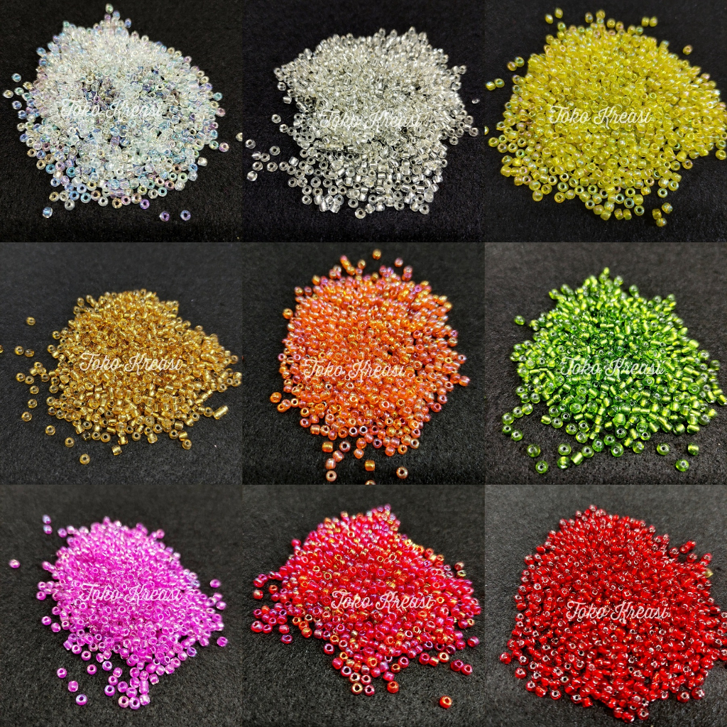 Jual (Per Ons / 100gr) Mote Manik Payet Pasir Sembur Transparan ...