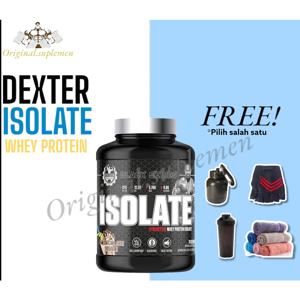 Jual Dexter Jackson Black Series Isolate (Chocolate Shake) 76 Serving ...