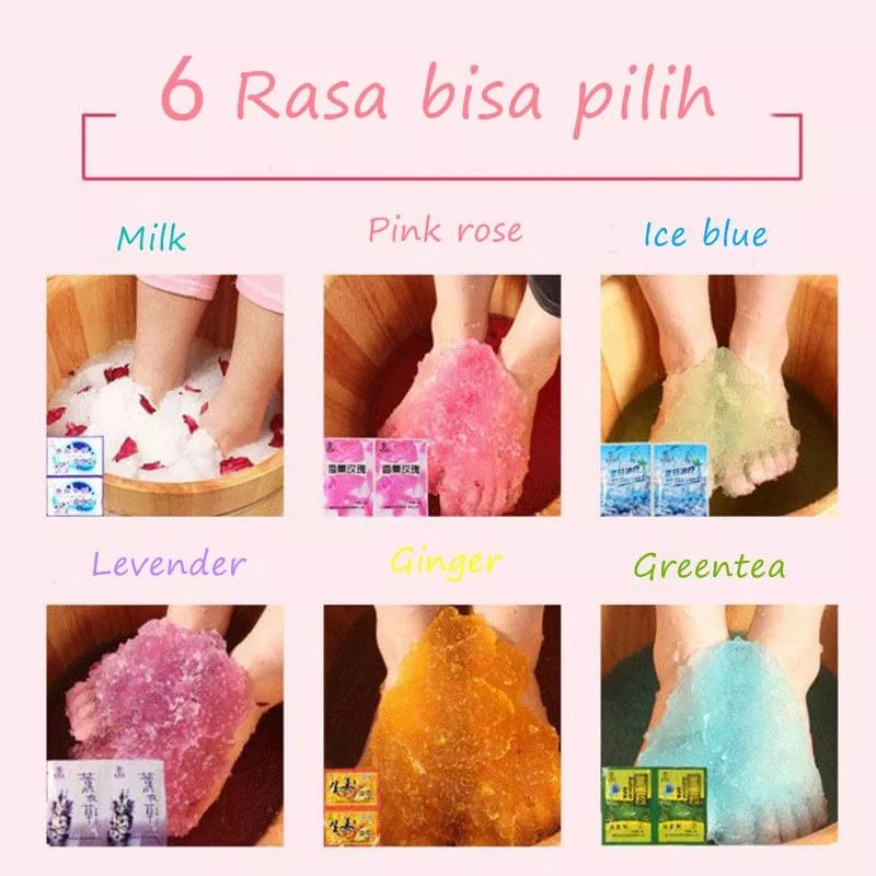 Jual JELLY FOOT SPA PEDICURE / JELLY DETOX PEDICURE FOOT BATH SALT ...
