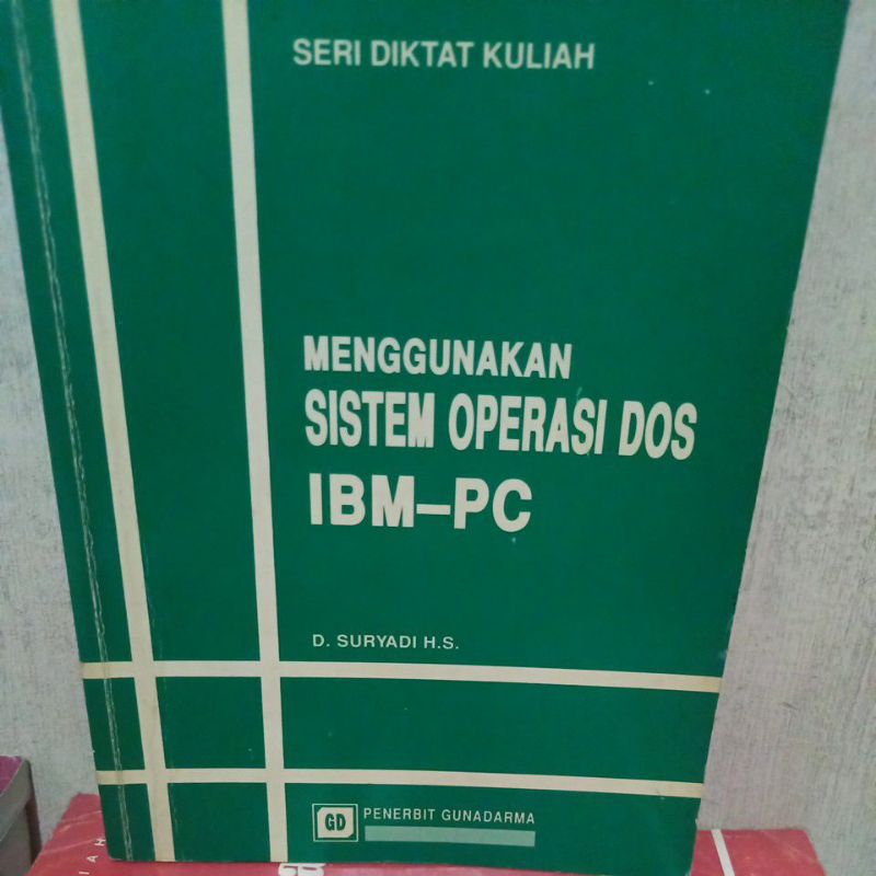 Jual buku MENGGUNAKAN SISTEM OPERASI DOS IBM PC | Shopee Indonesia