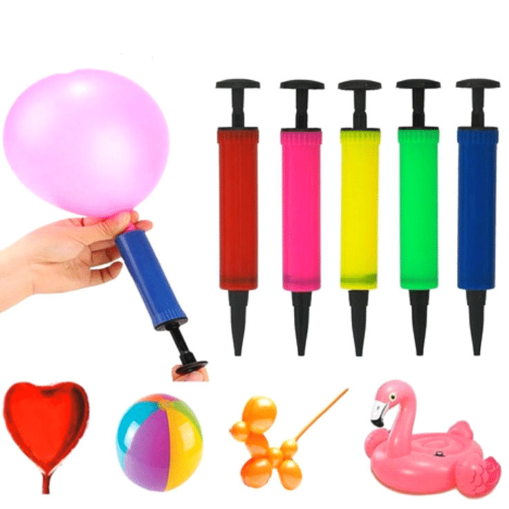 Jual Pompa Balon Tangan Manual Warna Warni Alat Peniup Isi Angin Balon ...