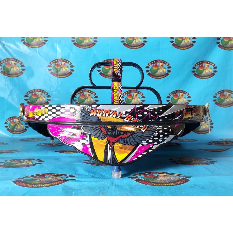 Jual tebok sangkar murai batu nomer 2 pvc decal motif NEW,Sangkar tebok ...
