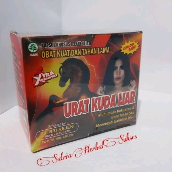 Jual Urat Kuda Liar Kapsul Original 100% | Shopee Indonesia