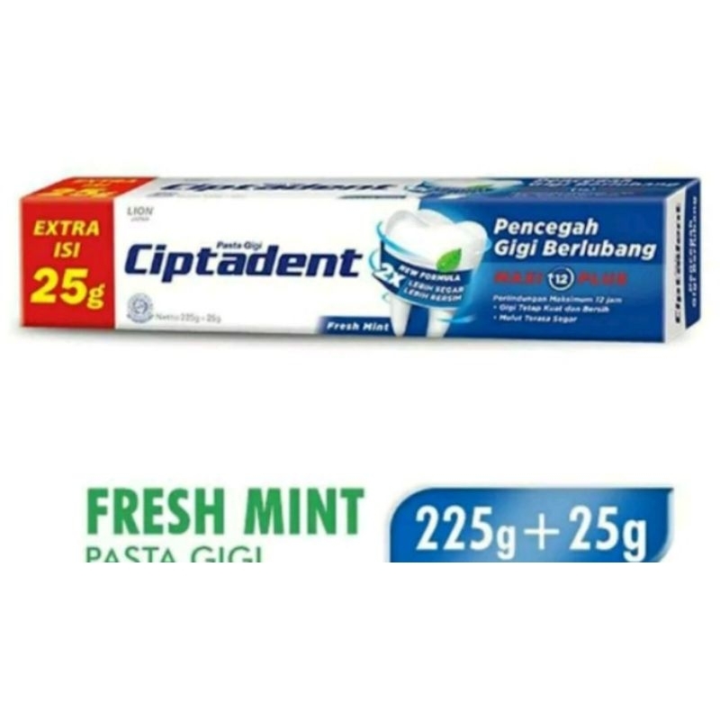 Jual Ciptadent Fresh Mint 225 gr | Shopee Indonesia