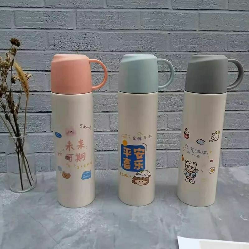 Jual Termos Air Minum Stainless Tahan Panas 500 ML 1083 | Shopee Indonesia