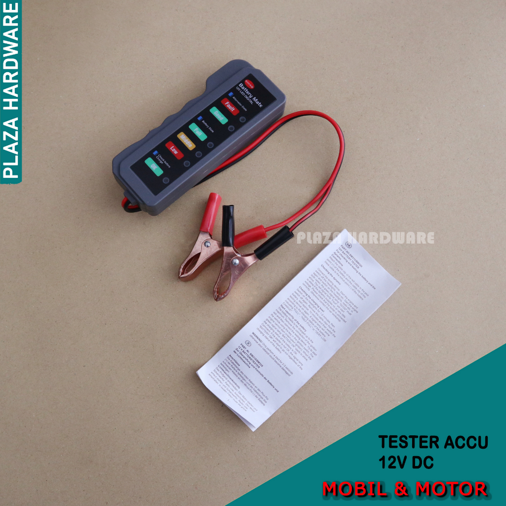 Jual Alat Tester Aki Acuu Motor Mobil DC 12VA | Shopee Indonesia