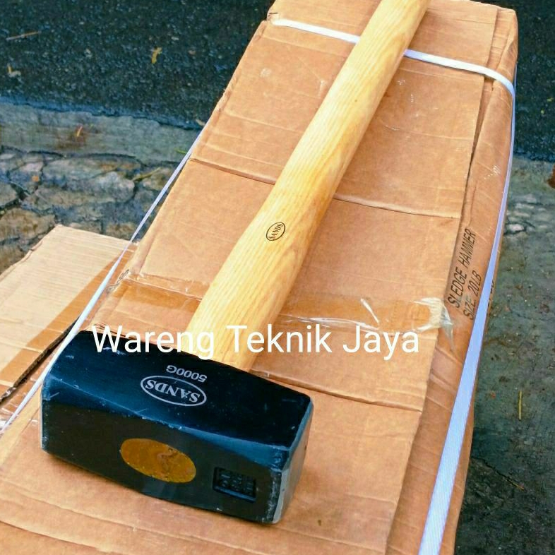 Jual Palu Godam 5 Kg Gagang Kayu SANDS 10 Lb Palu Batu Sledge Hammer ...