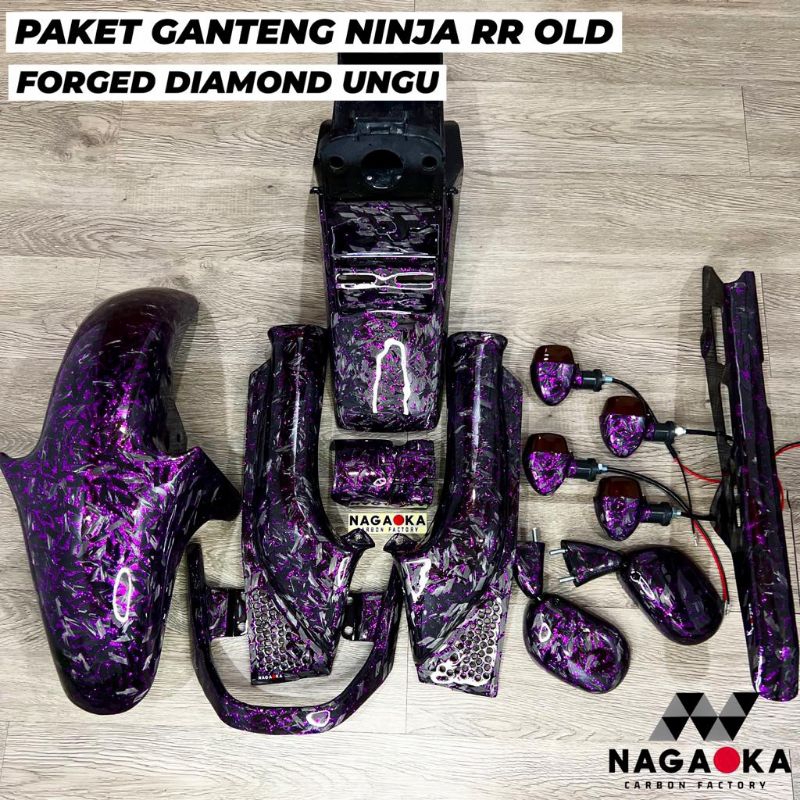 Jual [READY] PAKET GANTENG NINJA RR OLD CBU CARBON FORGED DIAMOND ...