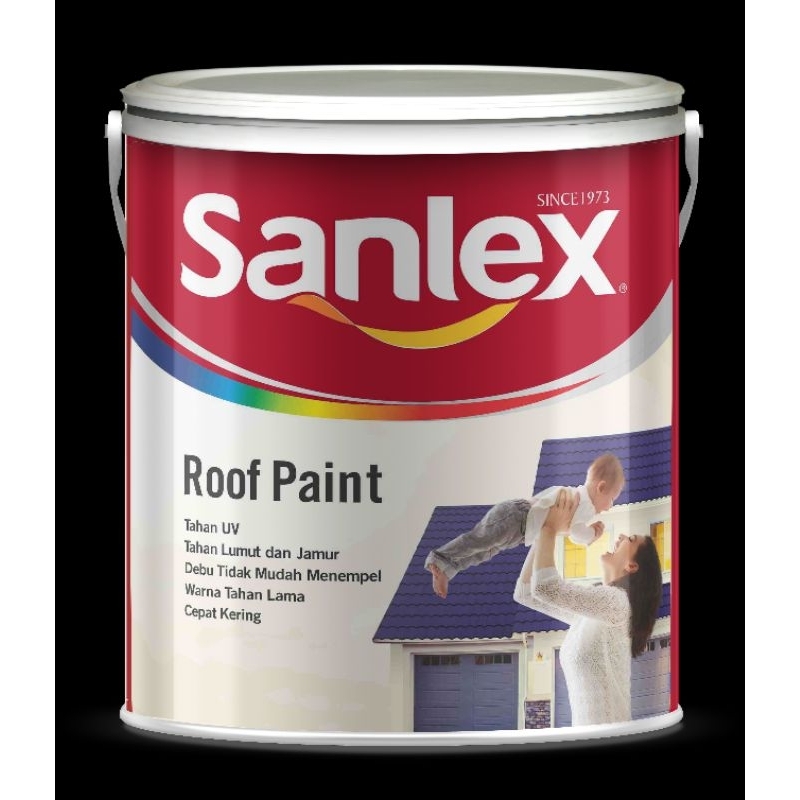 Jual Sanlex Roof Paint / Cat Genteng | Shopee Indonesia