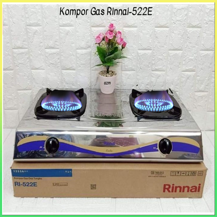 Jual KOMPOR GAS RINNAI RI 522E / RI522E / RI 522 E SNI [2 TUNGKU ...