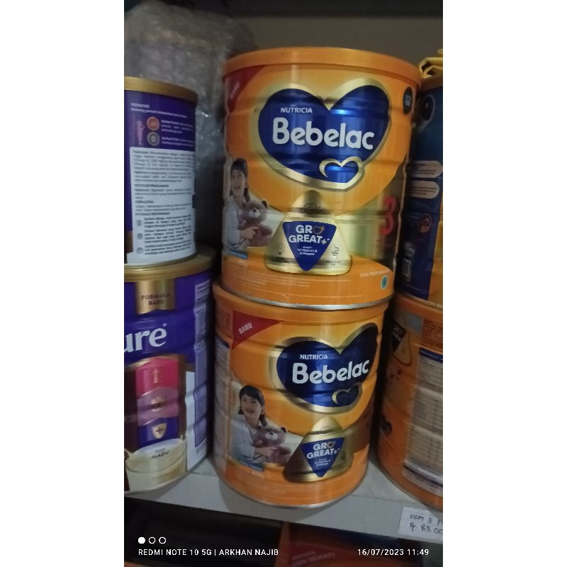 Jual Bebelac 3 vanila 800 gram kaleng | Shopee Indonesia
