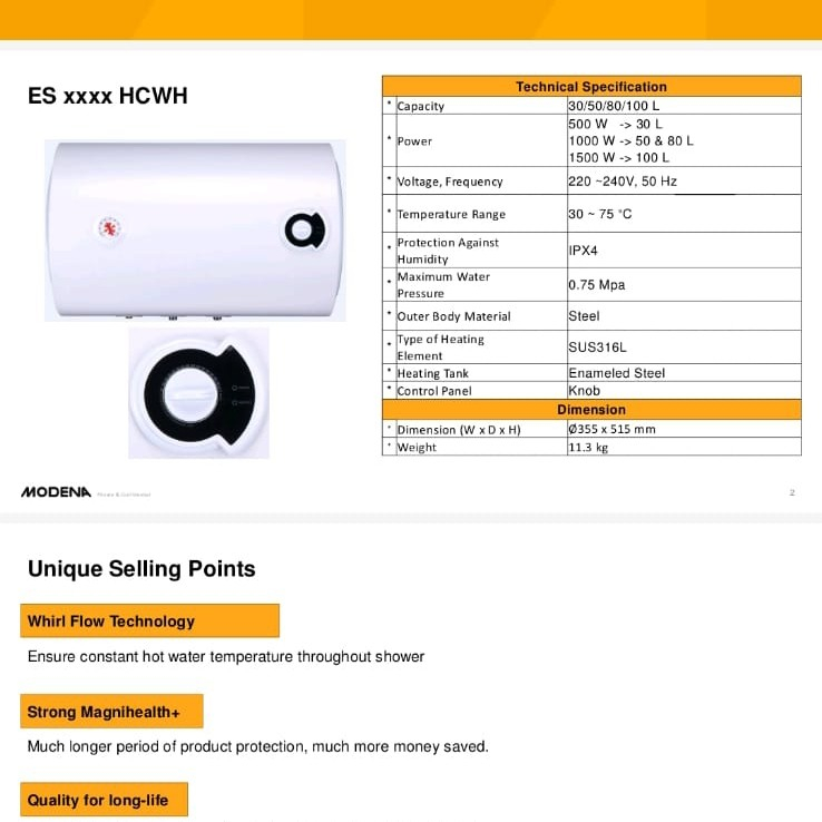 Jual Modena Water Heater 100 Liter ES 1001 HCWH Horisontal | Shopee ... Jual Modena Water Heater 100 Liter ES 1001 HCWH Horisontal | Shopee ...