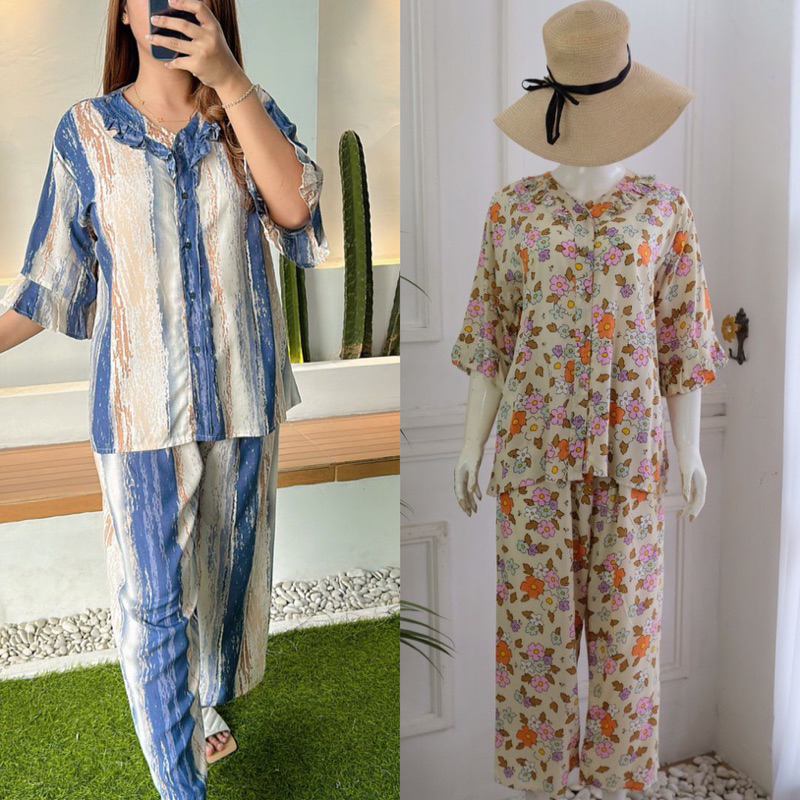 Jual JENA SET JUMBO | oneset busui | Shopee Indonesia