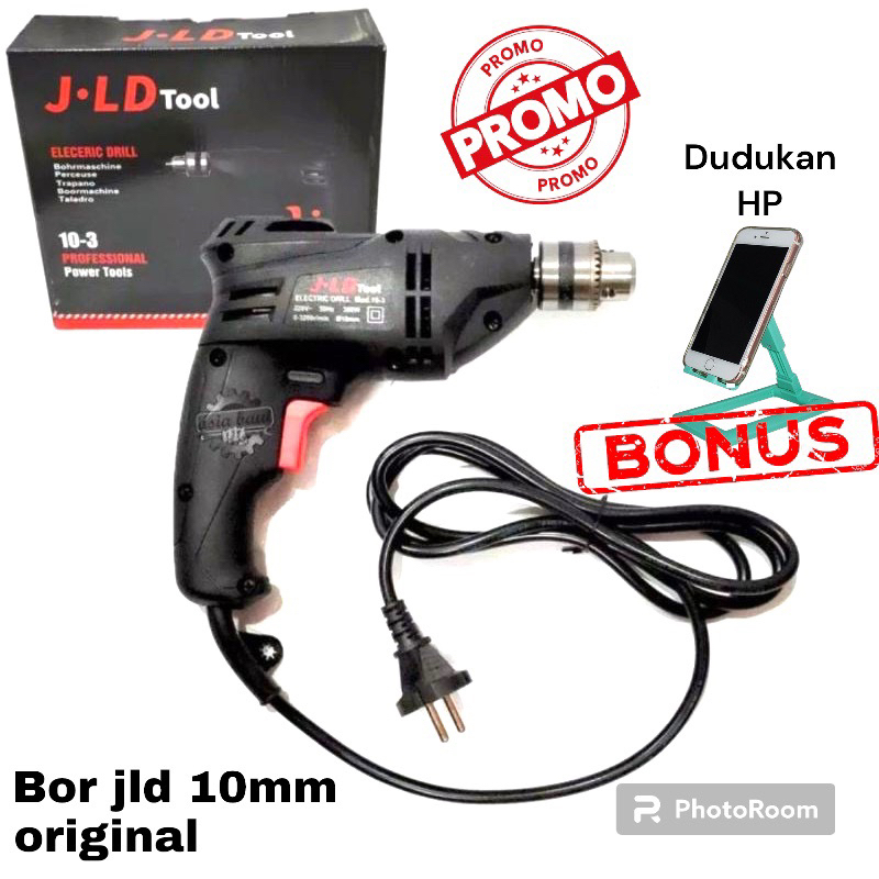 Jual bor JLD 10-3 bor 10mm bolak balik bor besi bor tembok bor ...