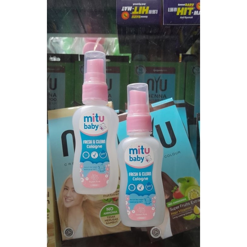 Jual mitu baby cologne sweet pink 50ml | Shopee Indonesia