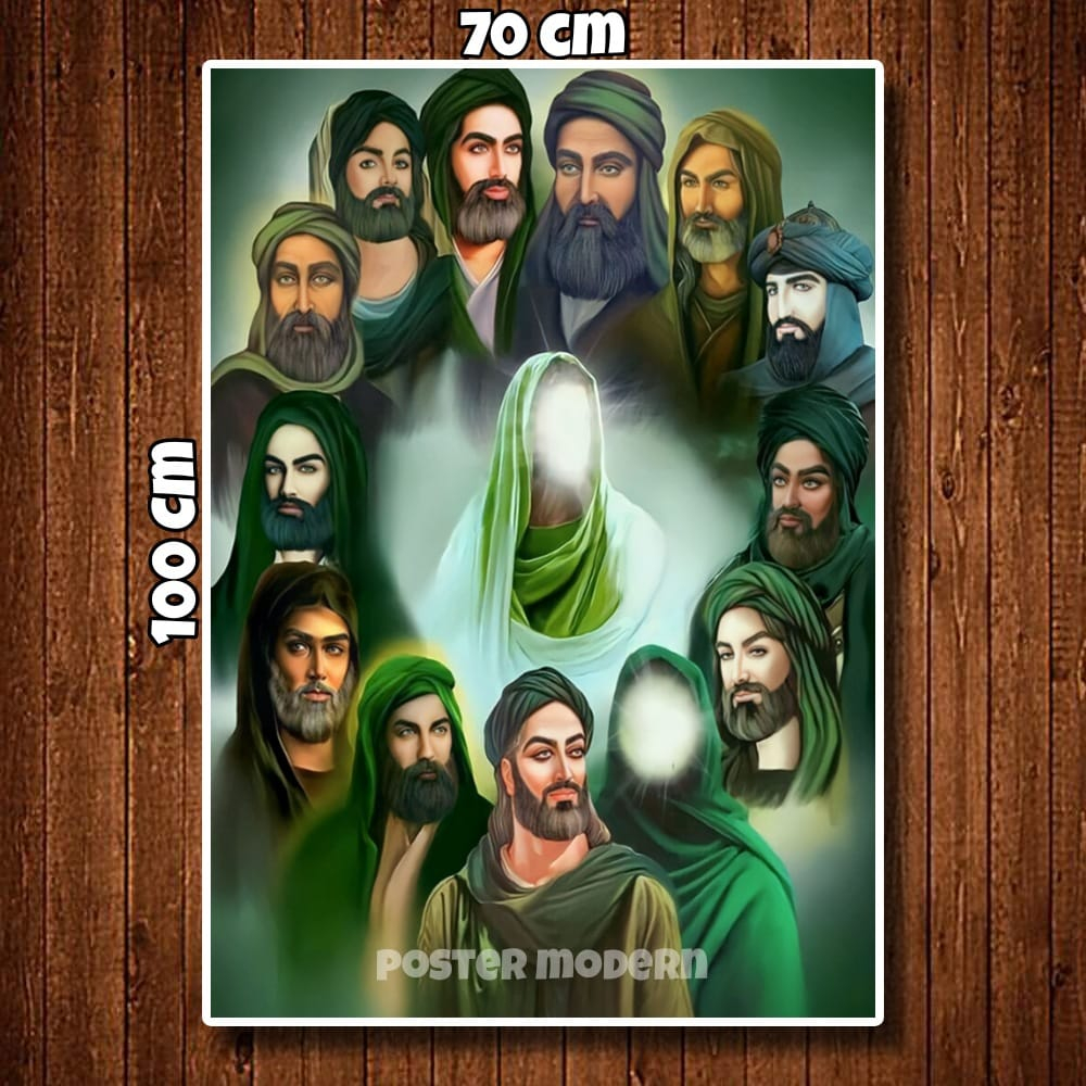 Jual Hiasan dinding poster para sahabat nabi big jumbo big size code03 ...