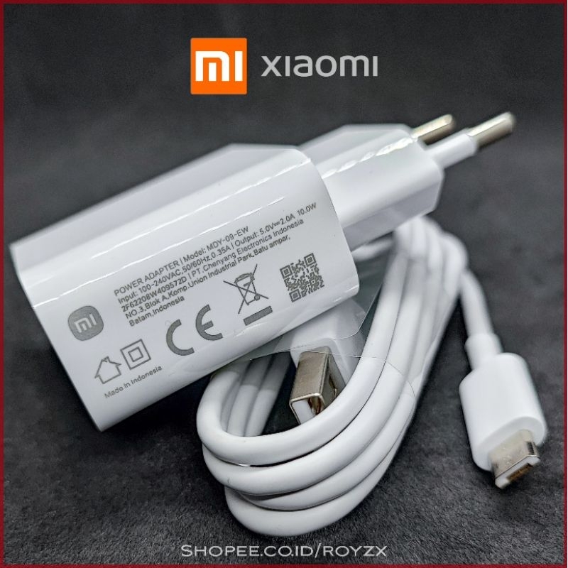 Jual CHARGER CAS XIAOMI REDMI 9C | 9A ORIGINAL BAWAAN HP | Shopee Indonesia