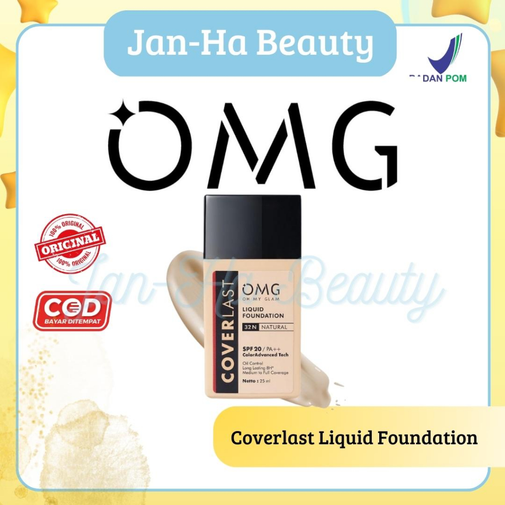 Jual OMG Oh My Glam Coverlast Liquid Foundation - Alas Bedak | Shopee ...