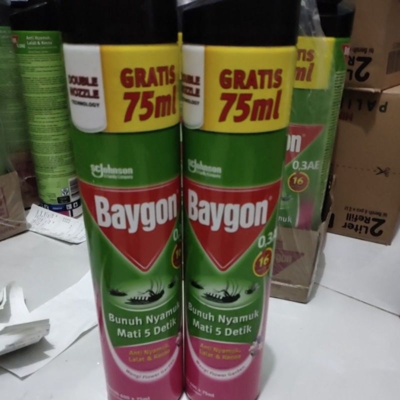 Jual baygon flower garden 600ml+75ml | Shopee Indonesia