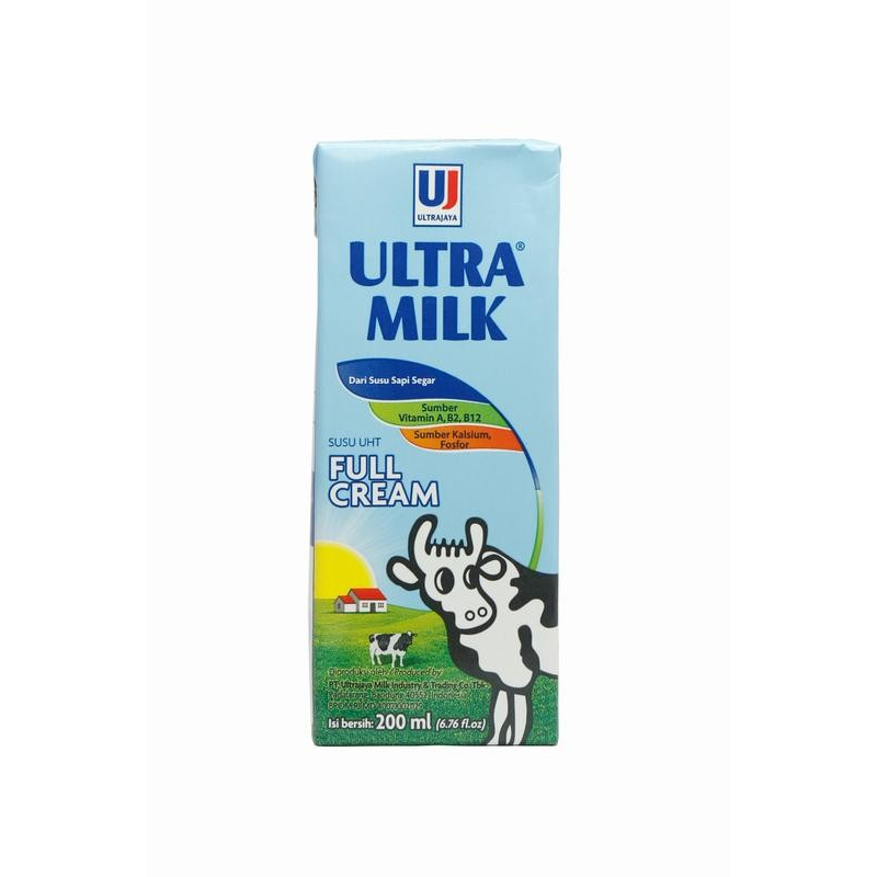 Jual ULTRA MILK FULL CREAM 200 ML | Shopee Indonesia