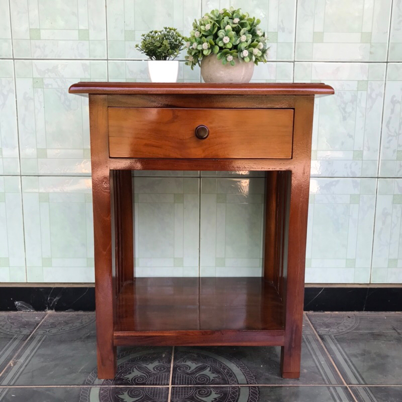 Jual nakas jati side table meja sisi 40x30x50 | Shopee Indonesia