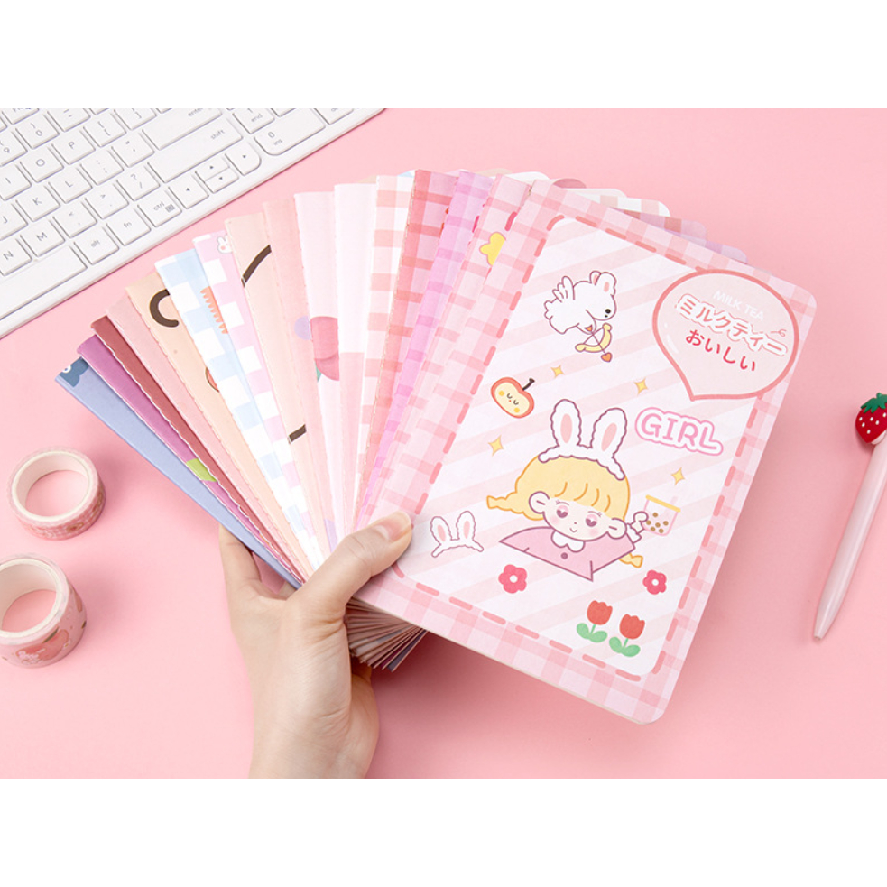Jual Notebook Buku tulis A5 dengan variasi cover Lucu Cute Garis Ruled ...