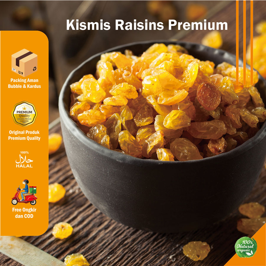 Jual Kismis Raisins Premium Fresh Enak Asam Manis Mutiara Khas Arab ...