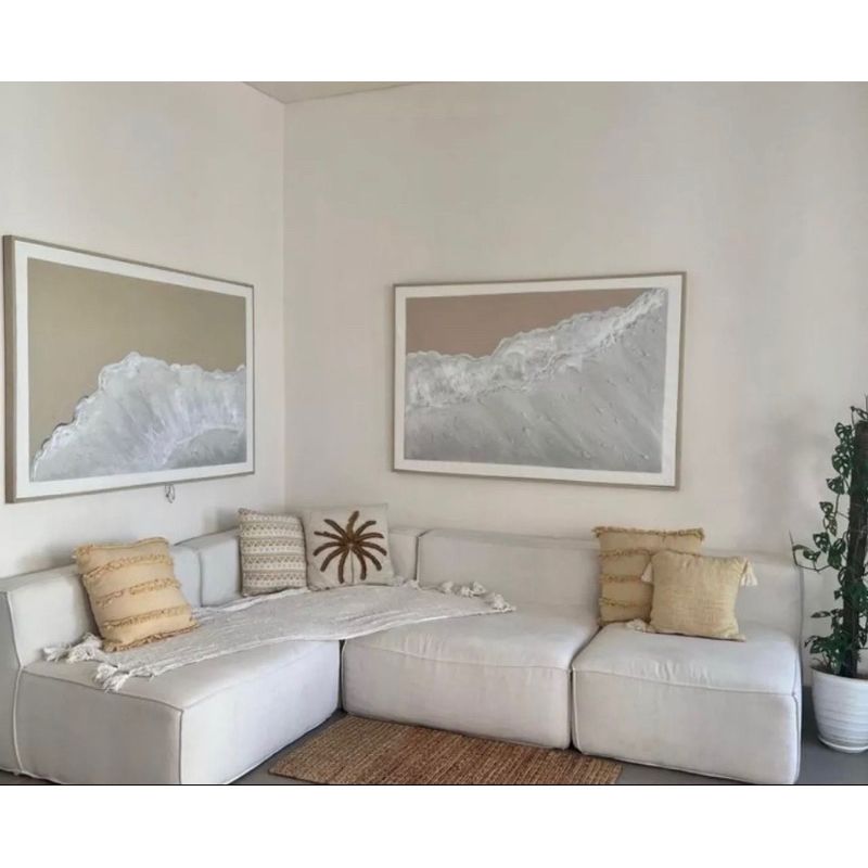 Jual Lukisan texture painting 80x60cm | Shopee Indonesia