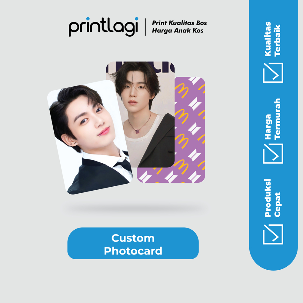 Jual CETAK PHOTOCARD CUSTOM FREEBIES / Cetak Photocard / Polaroid ...