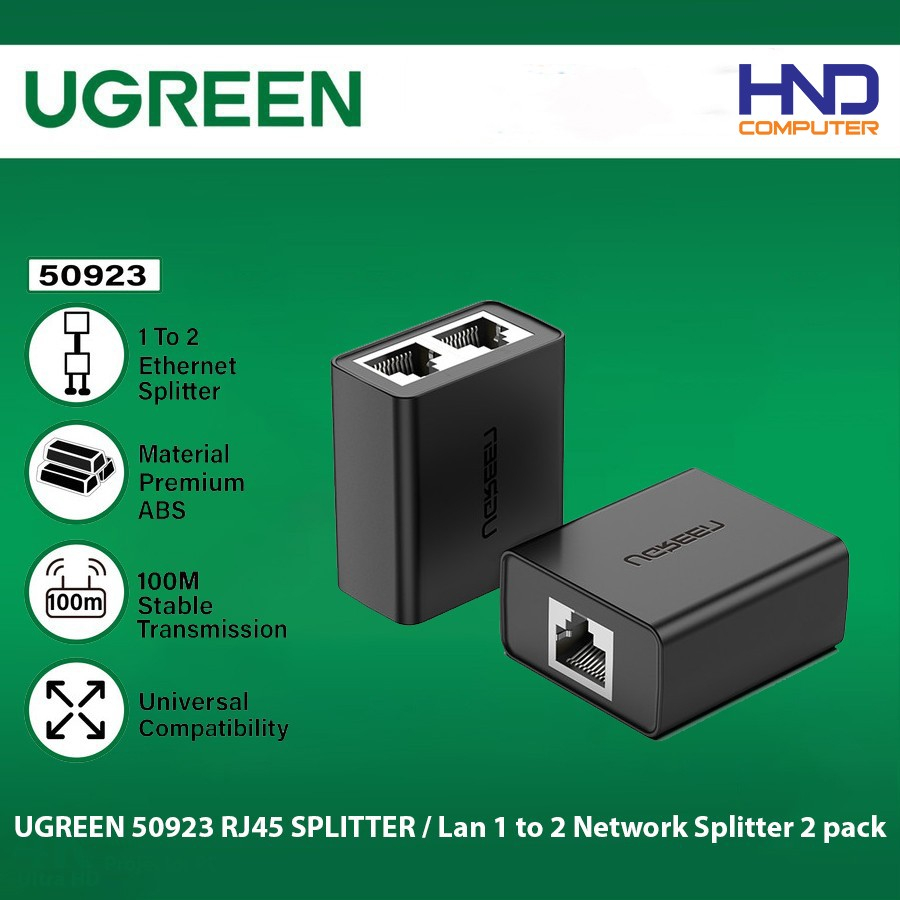 Jual UGREEN Splitter RJ45 / Lan 1 to 2 Network Splitter 2 Pack - 50923 ...